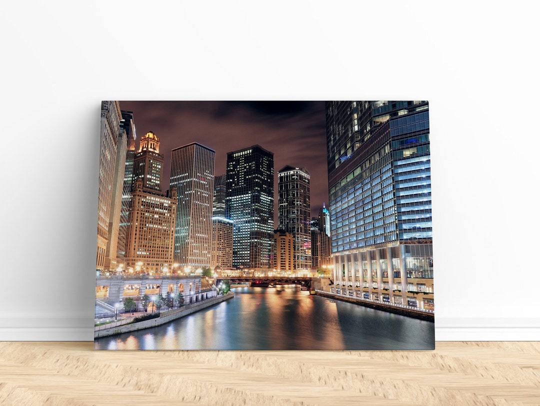 Chicago Canvas Art | Chicago Canvas Print, Chicago Wall Art, Chicago ...