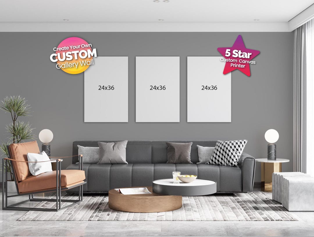 Create Your Own Gallery Wall With a Set of 3 Wall Prints, Personalized ...