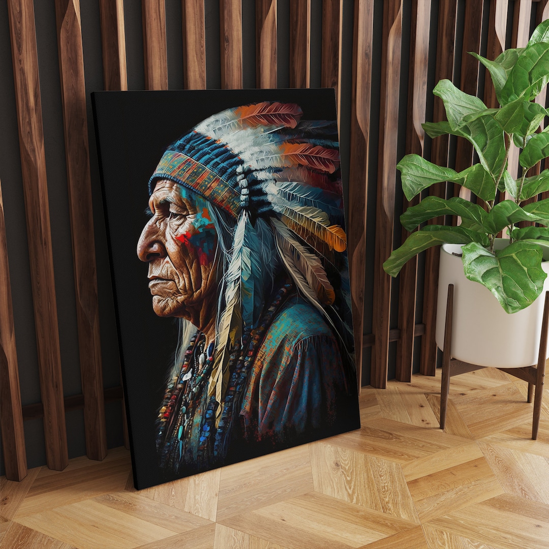 Native Americans Wall Art Canvas Print | Native Americans Print, Native ...
