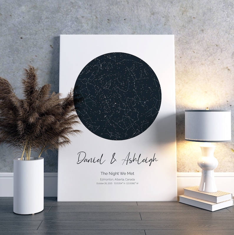 Personalized Star Map Print Custom Night Sky Print - Etsy