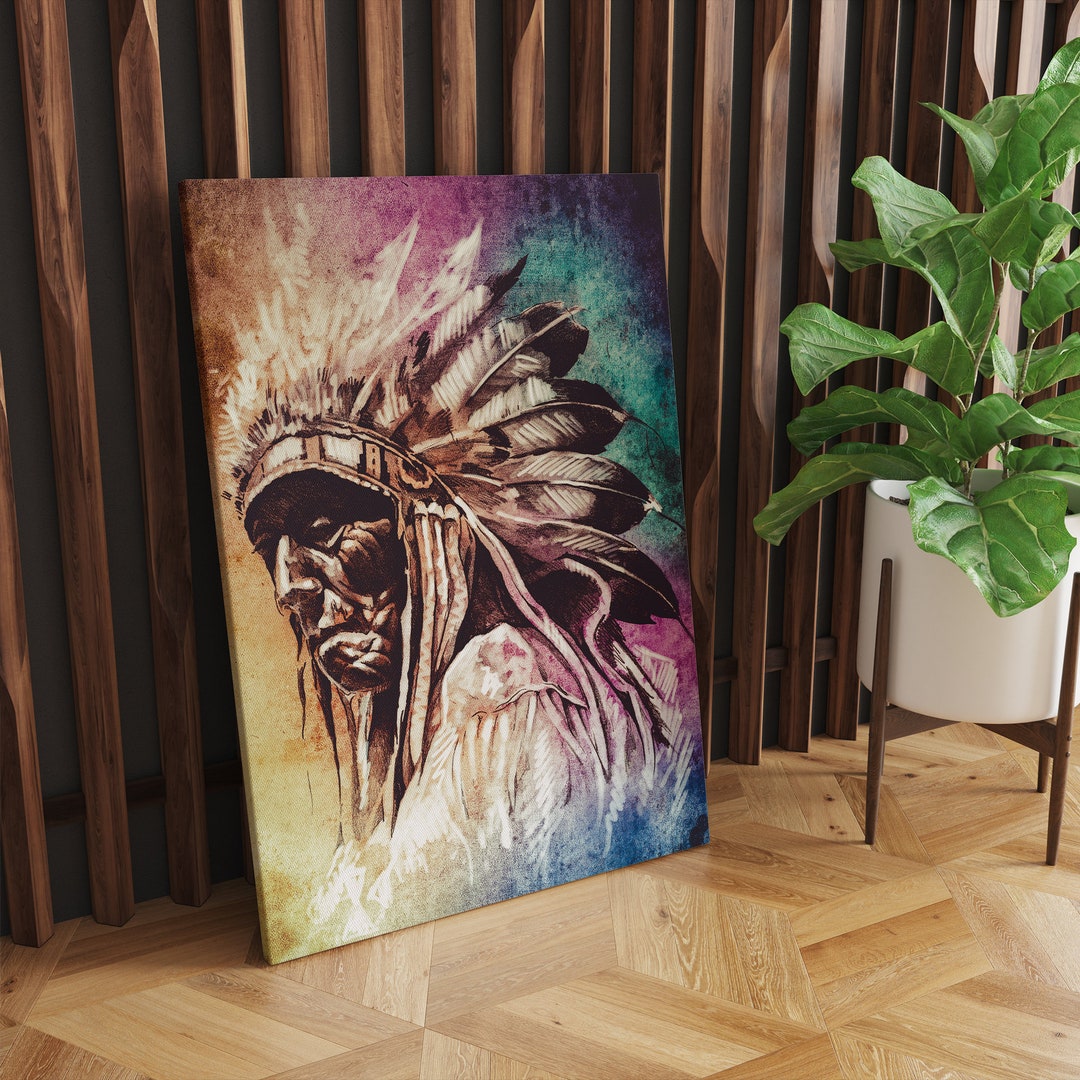 Native Americans Canvas Print | Native Americans Art, Native Americans ...