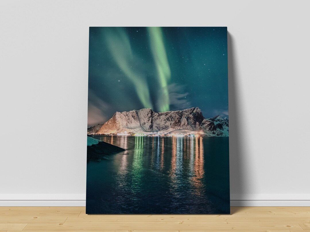 Northern Lights Print | Northern Lights Canvas Print, Northern Lights ...