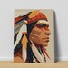 Native Art Print Canvas, Native Americans Wall Art, Native Americans ...