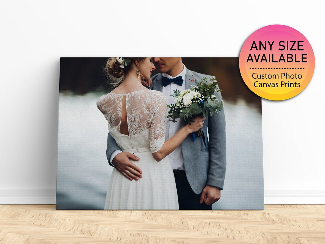 Wedding Photo Canvas Prints (all Sizes) | Turn Your Wedding Photos Into ...