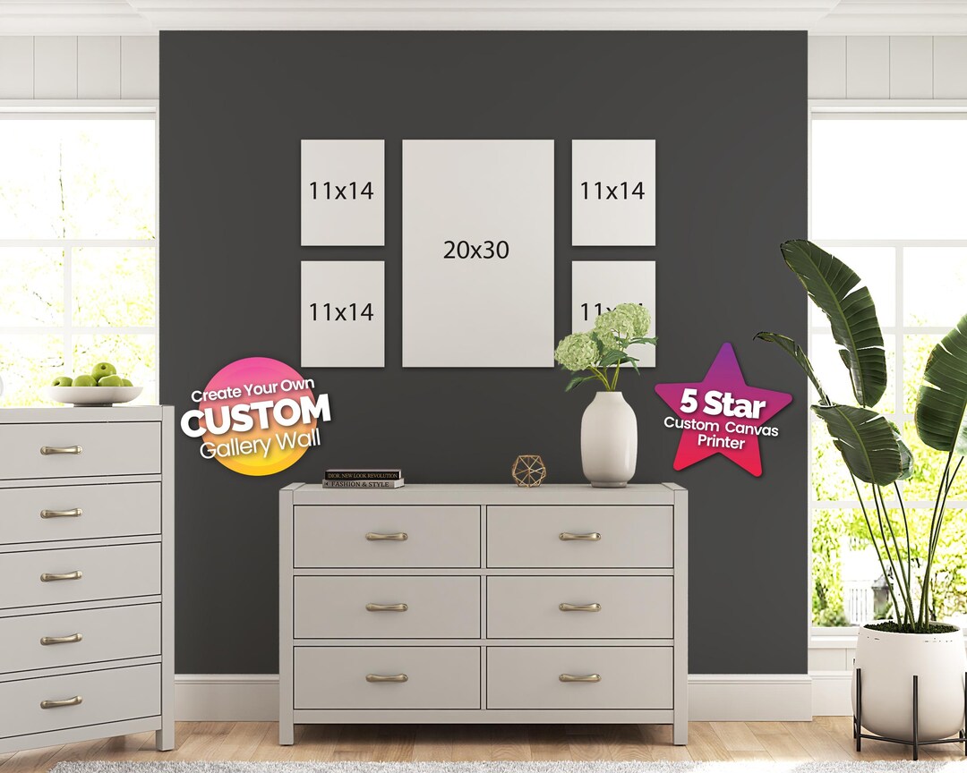 Create Your Own Photo Gallery Wall With Custom Canvas Prints, Photo ...