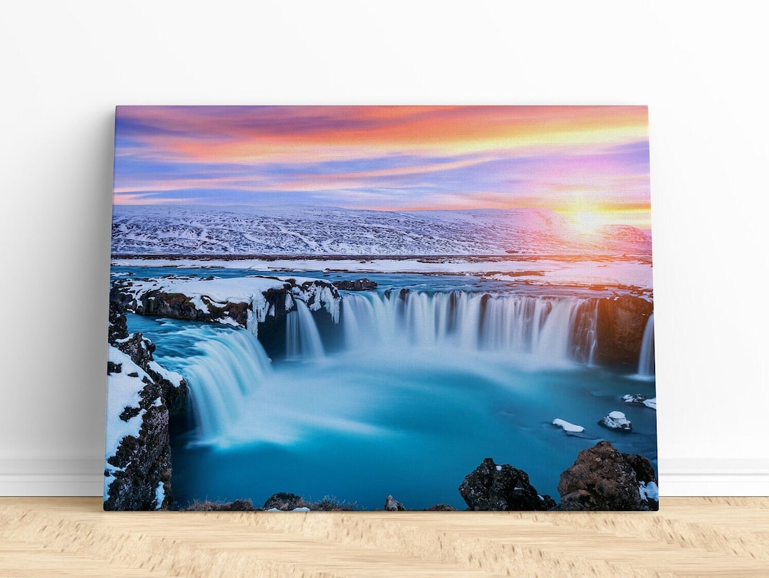 Iceland Print Canvas Wall Art | Canvas Print, Iceland Wall Art ...
