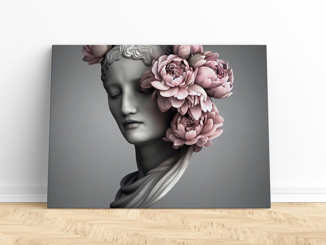 Greek Statue Art Print | Marble Statue Art Print, Greek Print, Greek ...