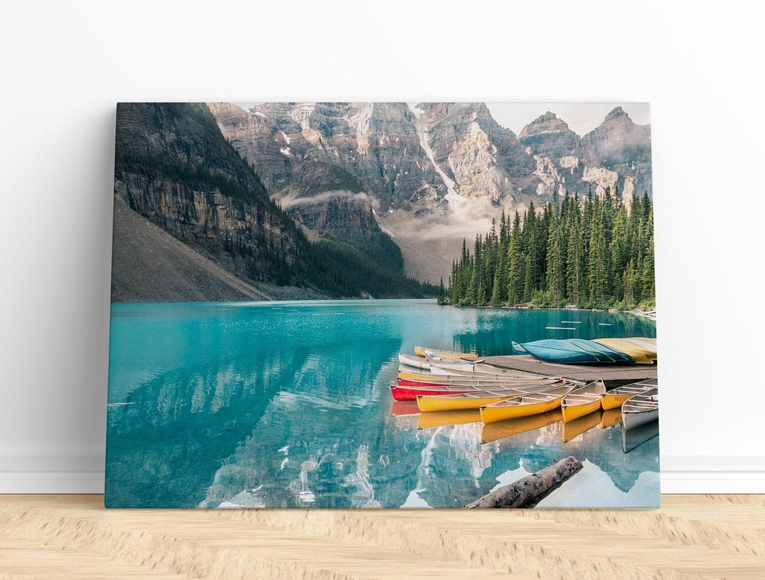 Moraine Lake Print | Mountain Lake Wall Art, Banff Print, Lake Moraine ...