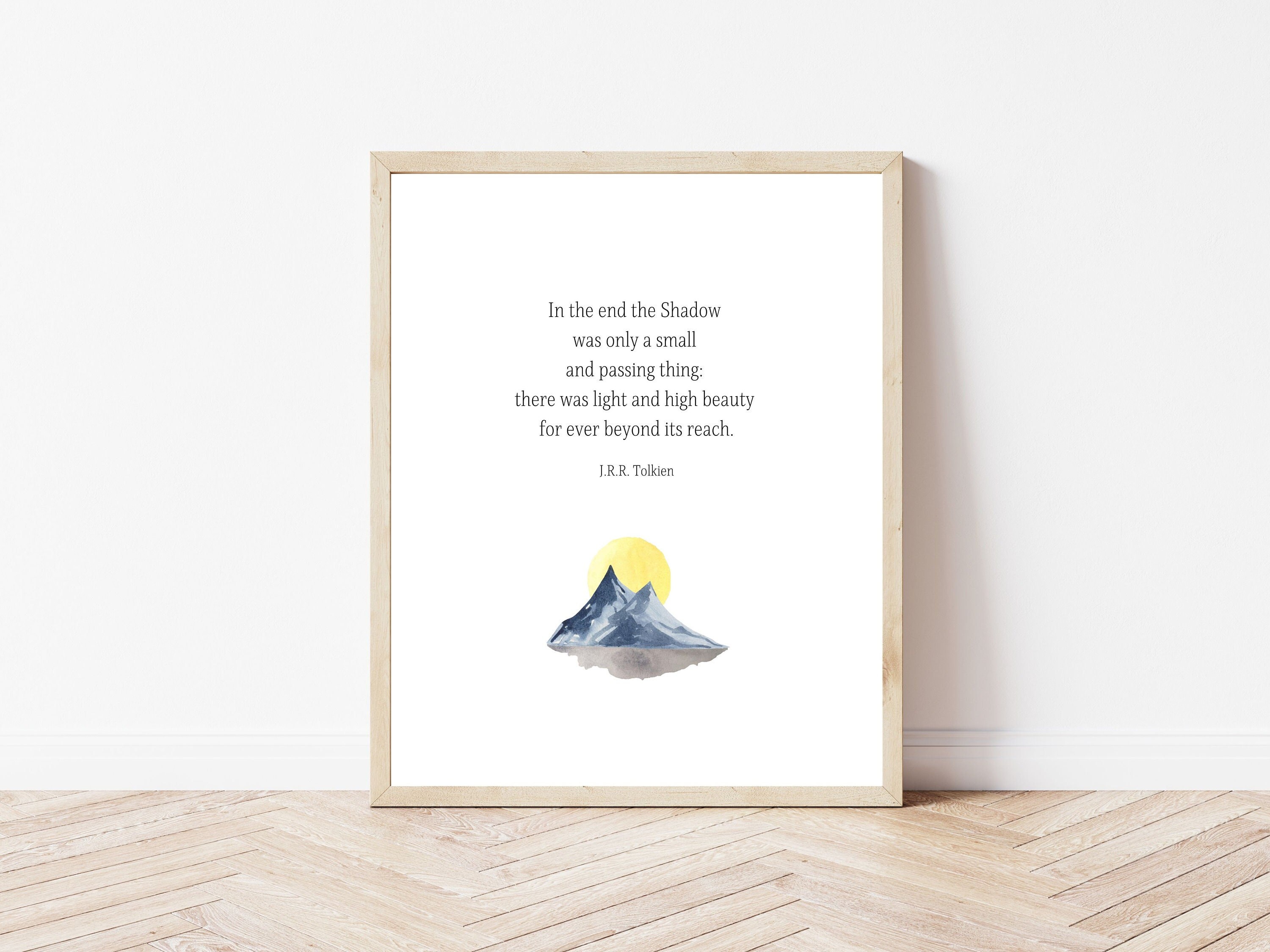 J.R.R. Tolkien Quote Printable Wall Art - Etsy