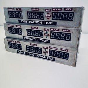 Clock (time Circuit - Time Machine - Time Machine) of the Delorean in ...
