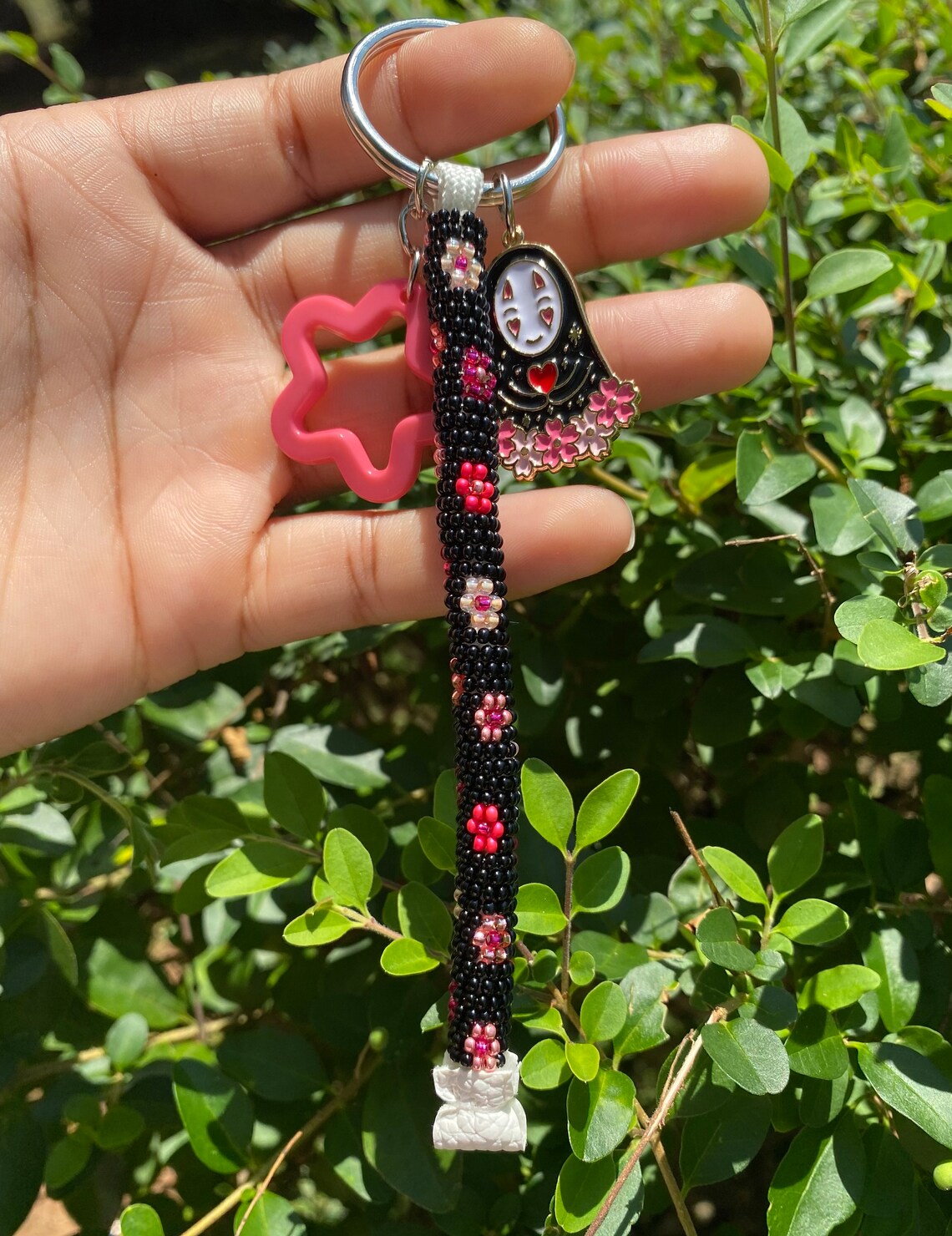 Native American Beaded Keychain, Native Lanyard, Beaded Keychain ...