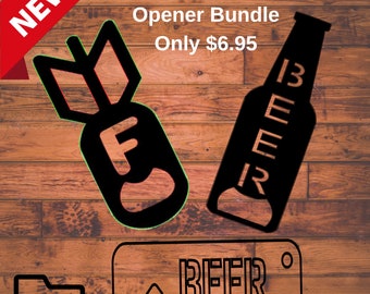 Beer Bottle Opener Dxf File Digital Download personal and - Etsy