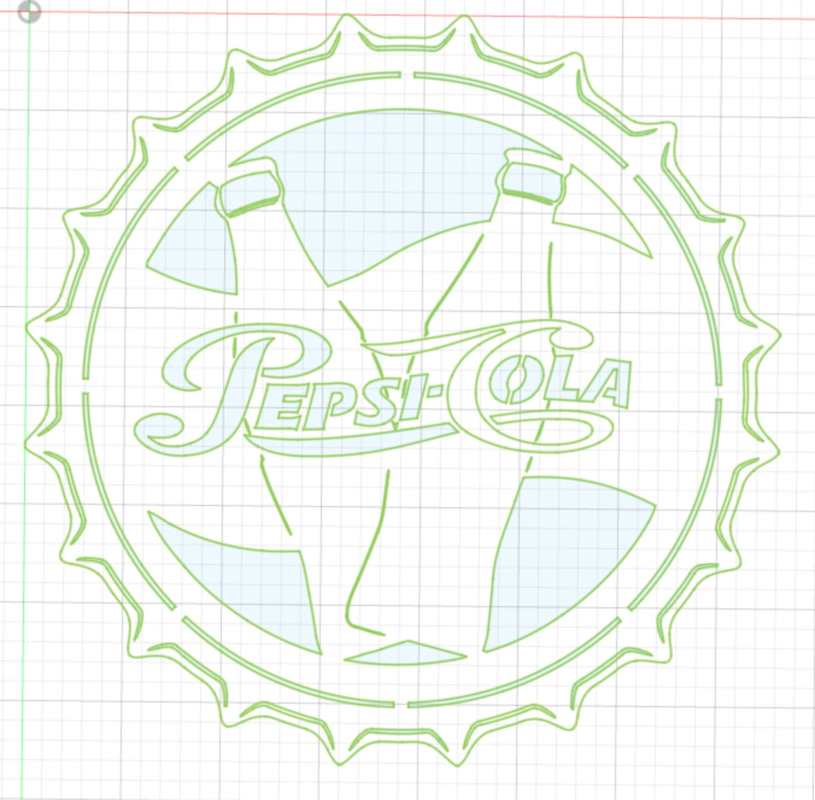Pepsi Bottle Cap .SVG & .DXF File (personal and Commercial Use) - Etsy ...