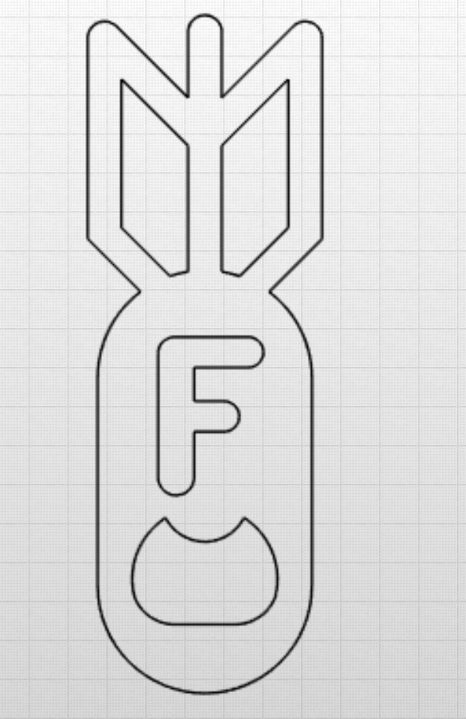 F Bomb Bottle Opener .dxf .jpg Digital Download File (personal and ...
