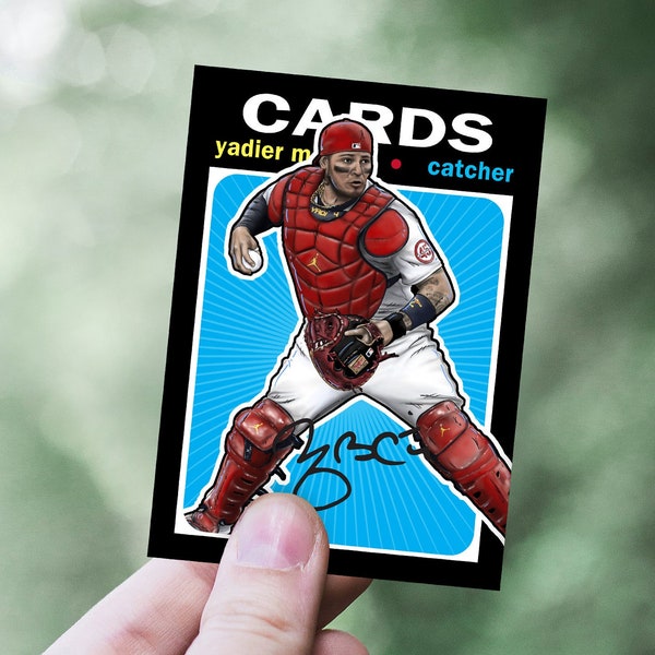 Topps Baseball Card Poster - Etsy