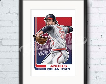 Nolan Ryan Print - Etsy