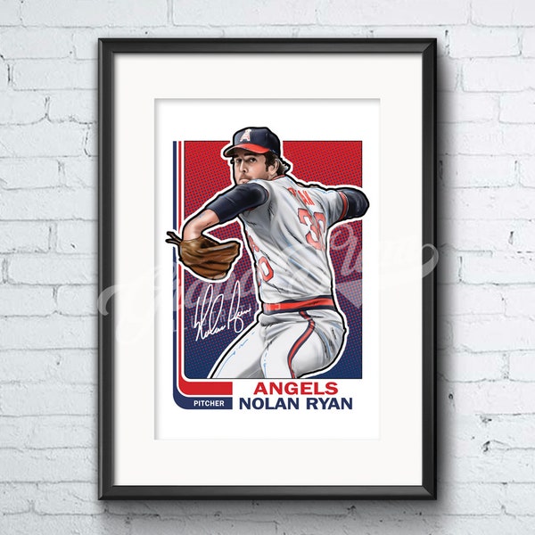 Nolan Ryan Poster - Etsy