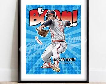 Nolan Ryan Poster - Etsy