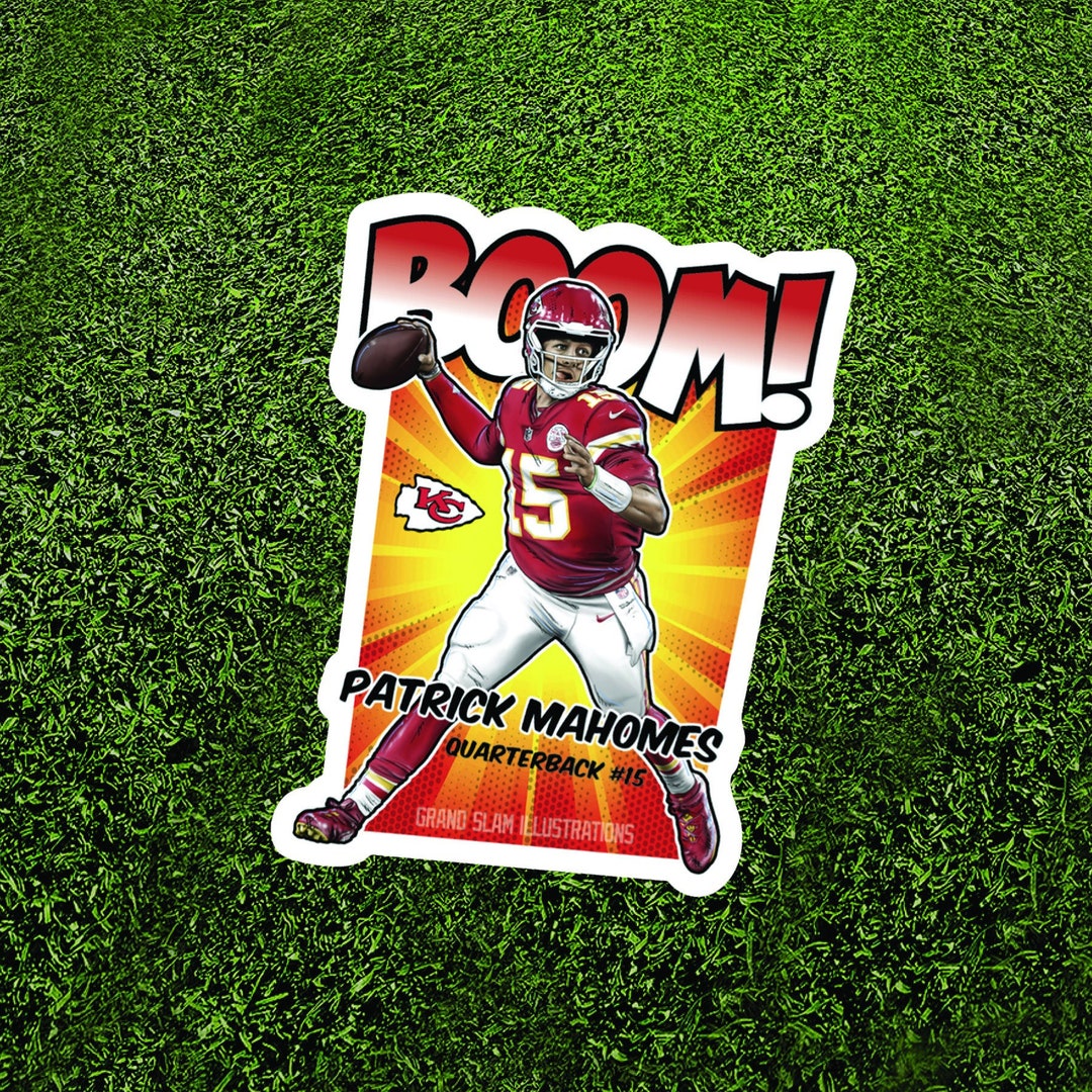 Patrick Mahomes Boom Sticker - Etsy