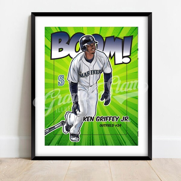 Ken Griffey Jr Poster - Etsy
