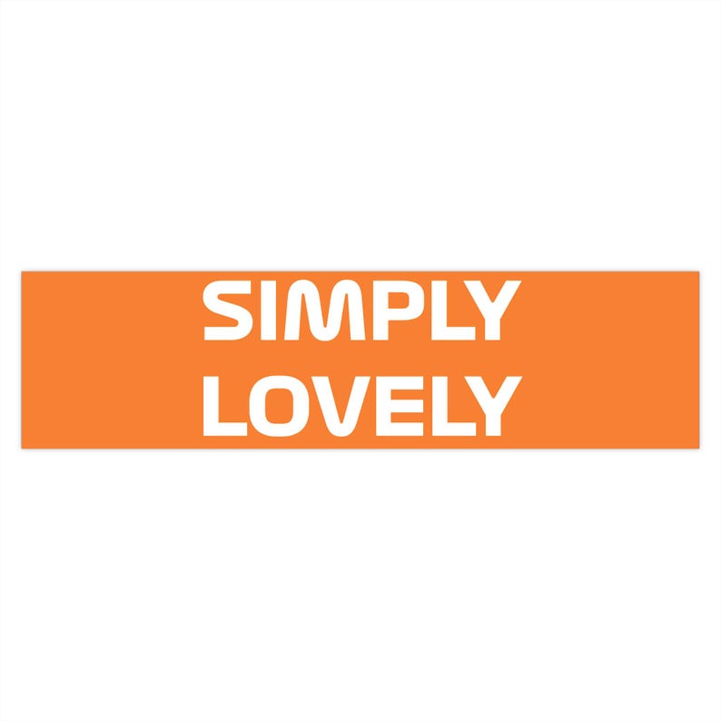 Bumper Stickers - Simply Lovely Orange Max Verstappen Quote, F1 Fans ...