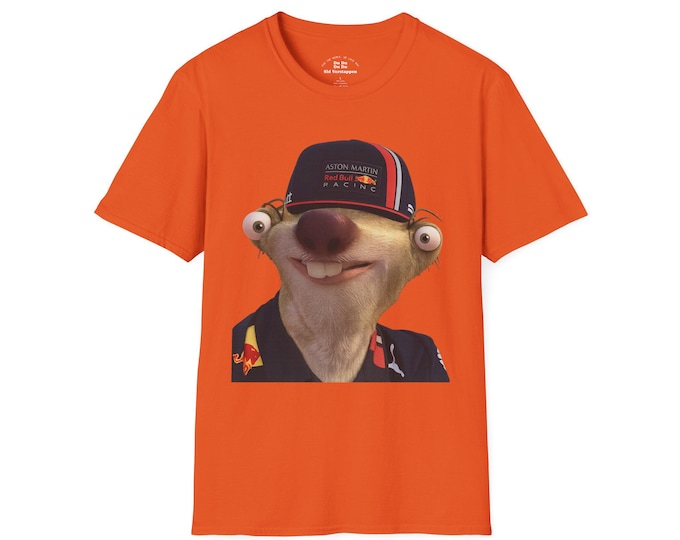 Max Verstappen as Sid the Sloth Die-cut Sticker for Water Bottles - F1 ...