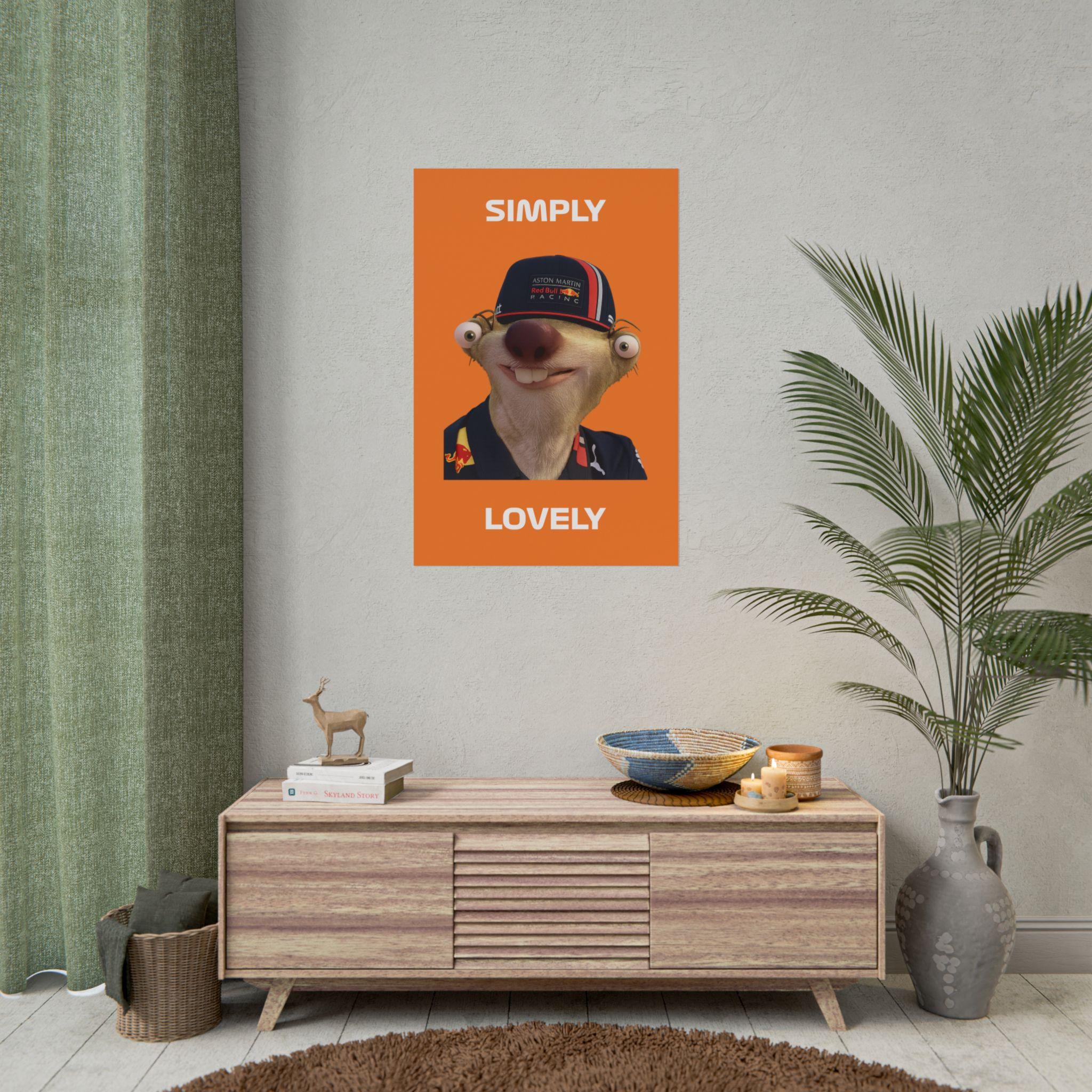 Rolled Posters - Max Verstappen Sid the Sloth Meme Simply Lovely Print ...