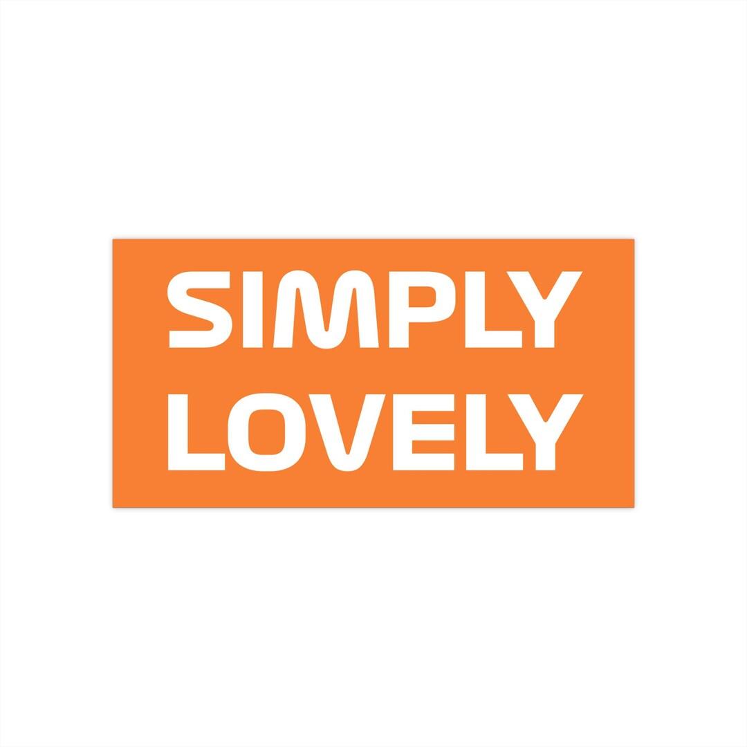Bumper Stickers - Simply Lovely Orange Max Verstappen Quote, F1 Fans ...