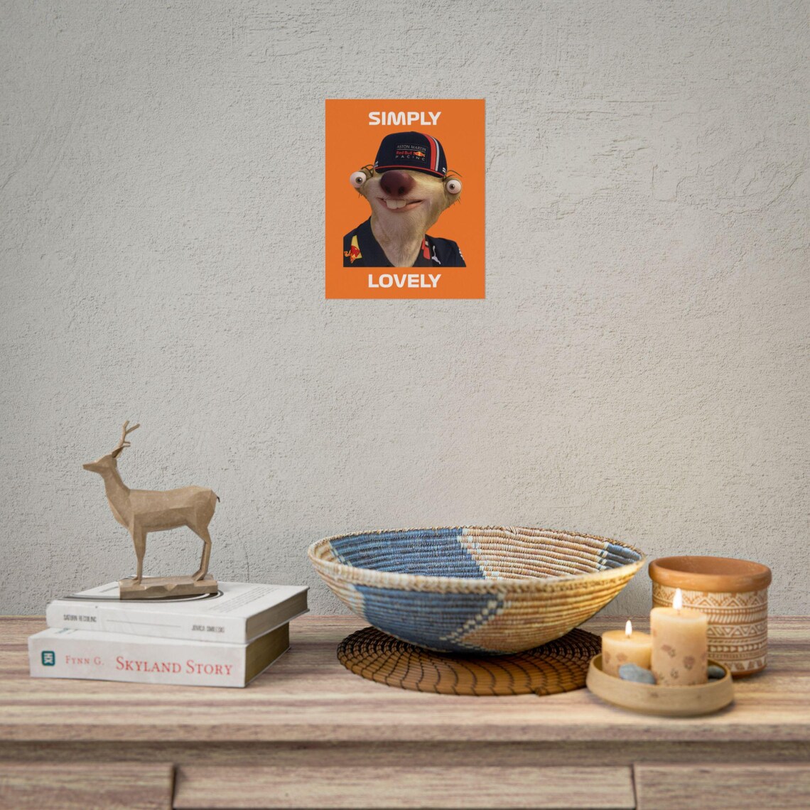 Rolled Posters - Max Verstappen Sid the Sloth Meme Simply Lovely Print ...