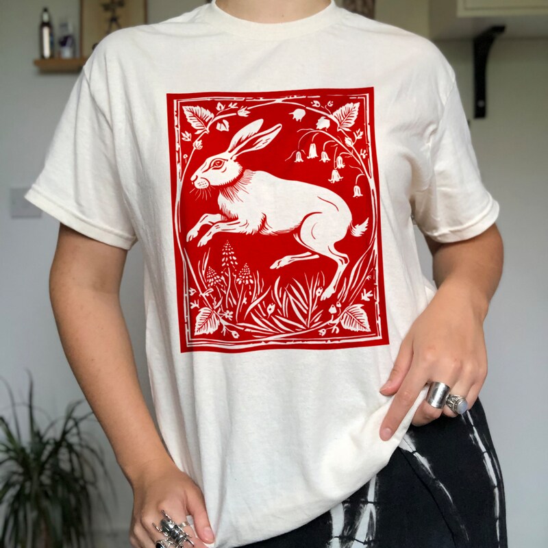 Linocut T Shirt - Etsy