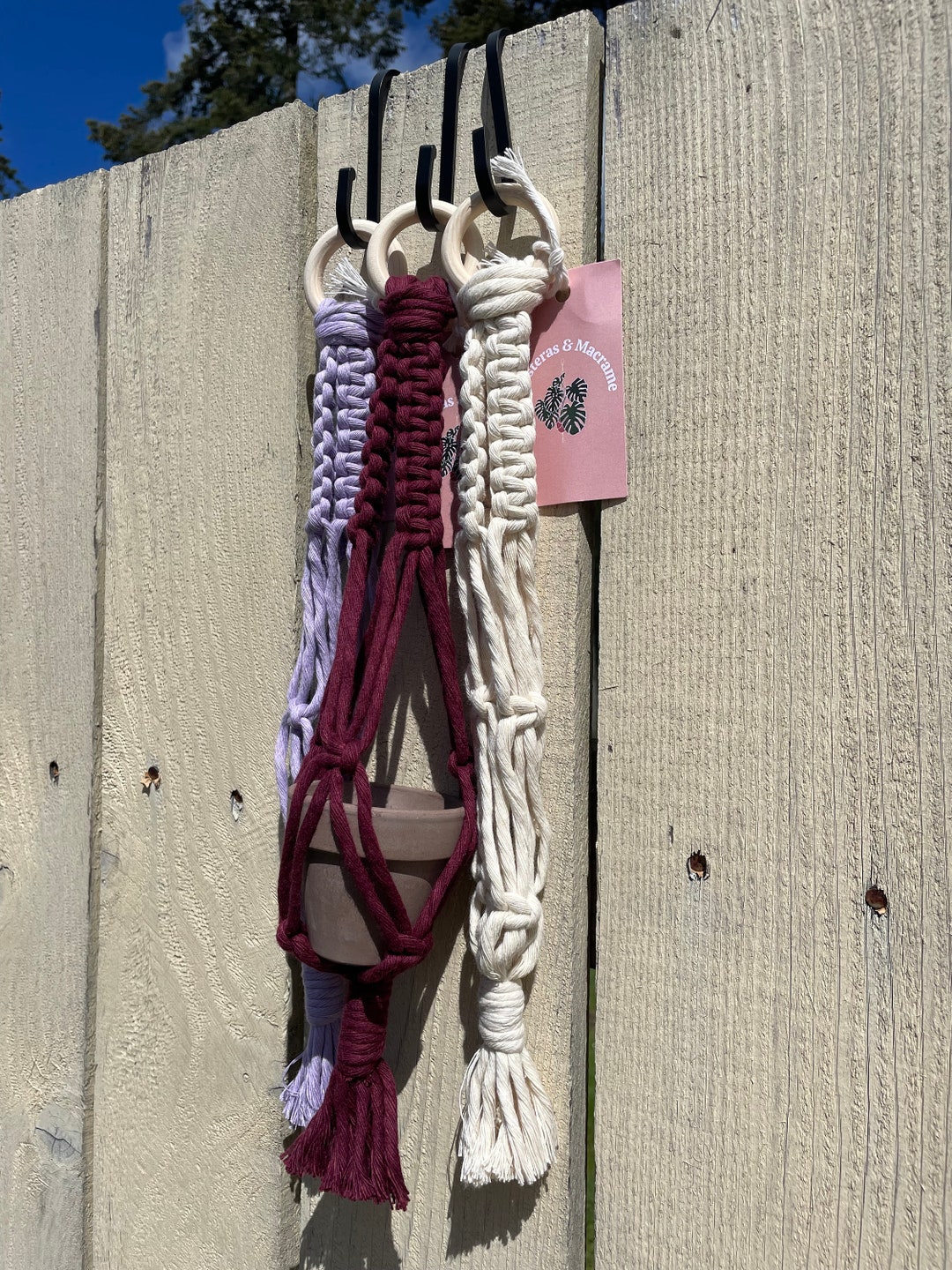 Small Macrame Hanger, IKEA Greenhouse Plant Accessories, Milsbo Plant ...