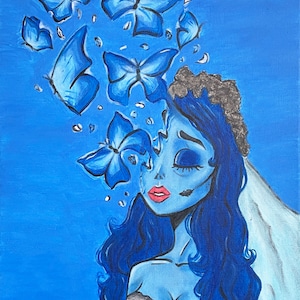 Corpse Bride-handmade Acrylic Painting - Etsy