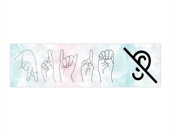 Asl Bumper Sticker - Etsy