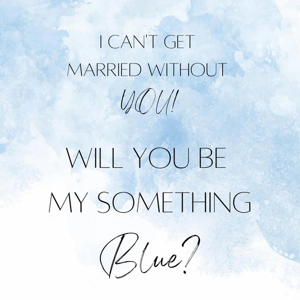 Something Blue Poem - Etsy UK