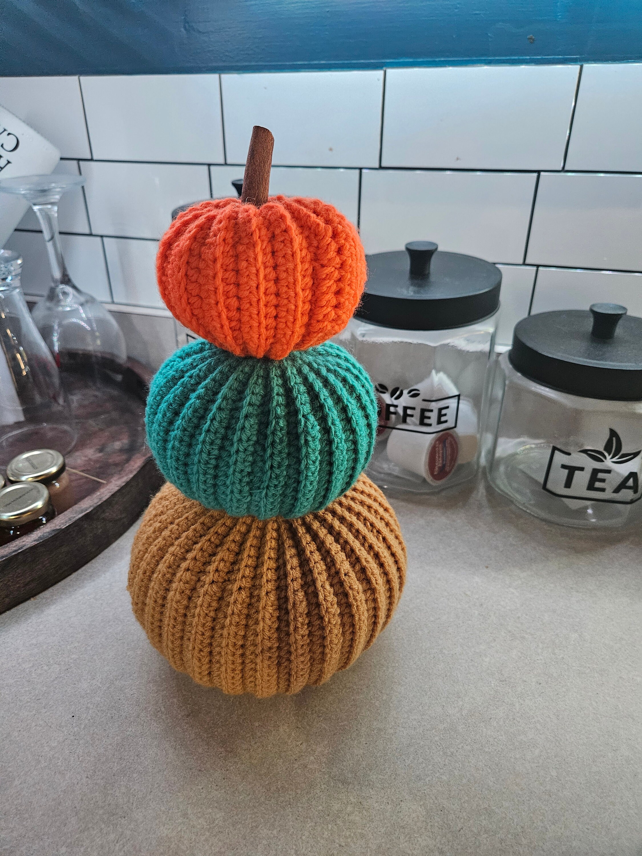 Homemade Crocheted Pumpkins - Etsy