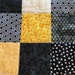 Yellow and Black Baby Bee Quilt, Baby Quilt, Yellow Bee Quilt ...