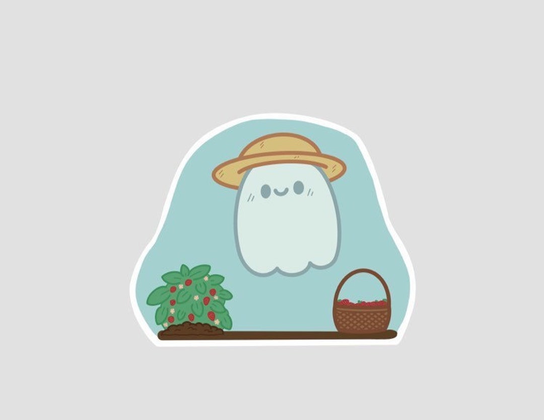 Gary the Ghost Stickers - Etsy