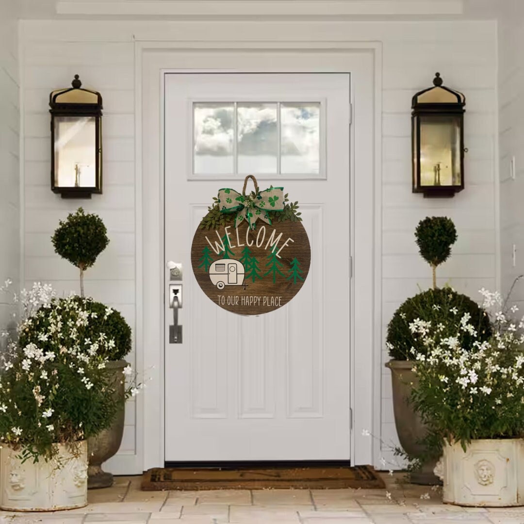 Camper Door Sign Gift for Camper Gift for Outdoorsy Person Camping ...