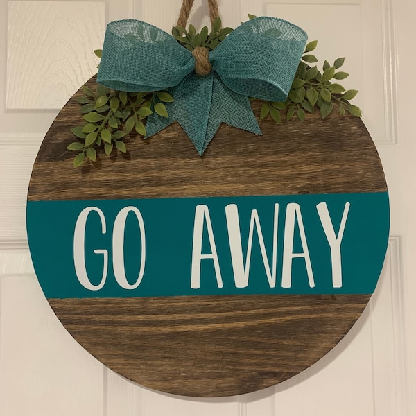 Go Away Sign - Etsy