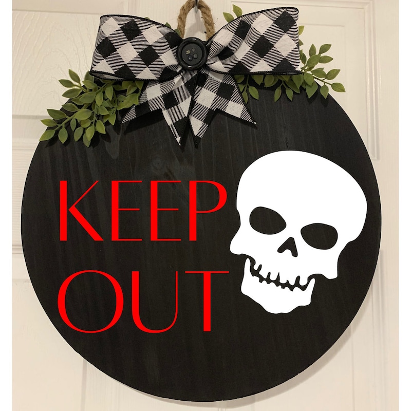 Halloween Keep Out - Etsy