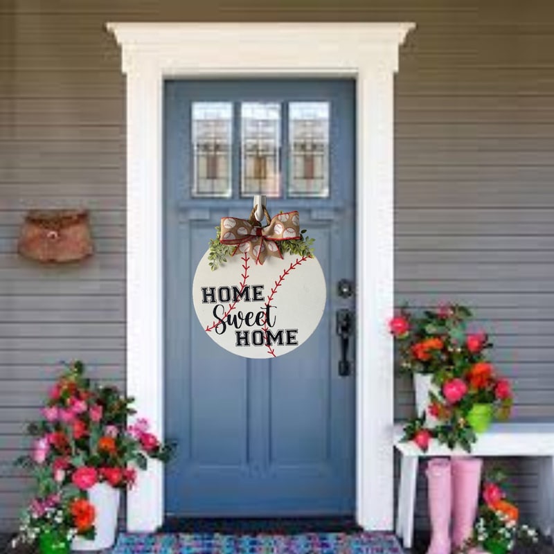 Baseball Door Decor - Etsy