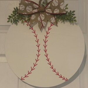 Welcome Home Baseball Sign Gift for Baseball Fan Baseball Decor Front ...