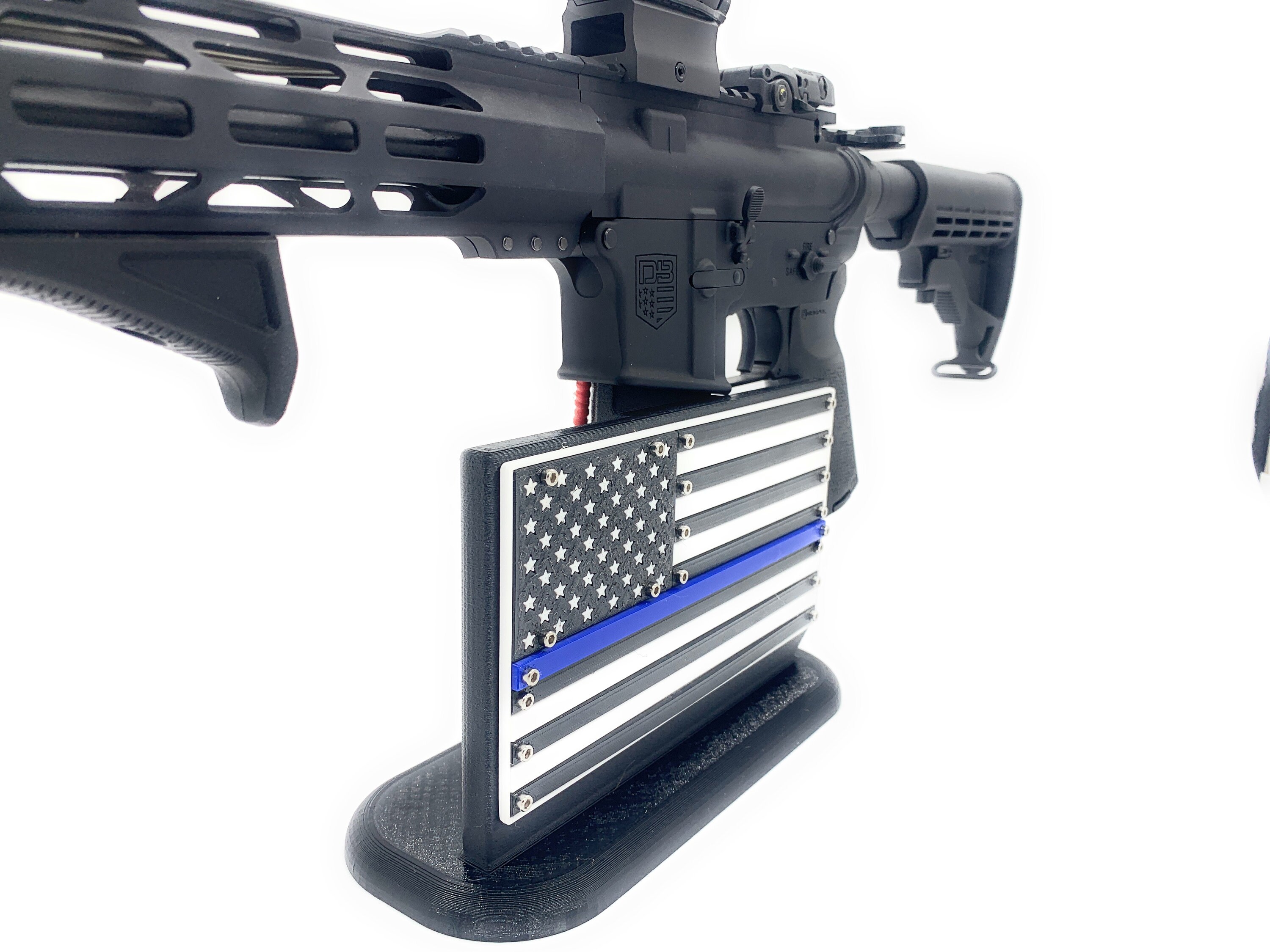 Thin Blue Line AR-15 Stand - Etsy