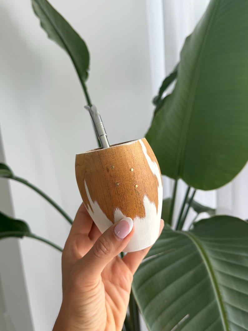 Mate Argentino Ranchero Ideal Para Regalo Incluye Bombilla Y Caja De ...