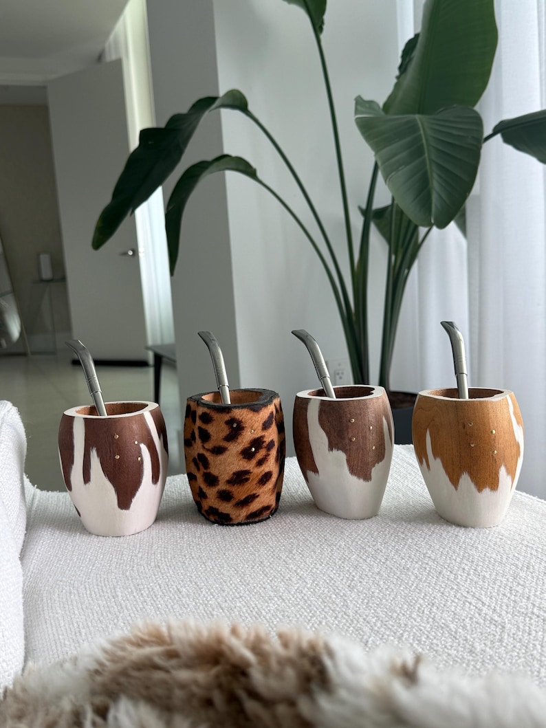 Mate Argentino Ranchero Ideal Para Regalo Incluye Bombilla Y Caja De ...