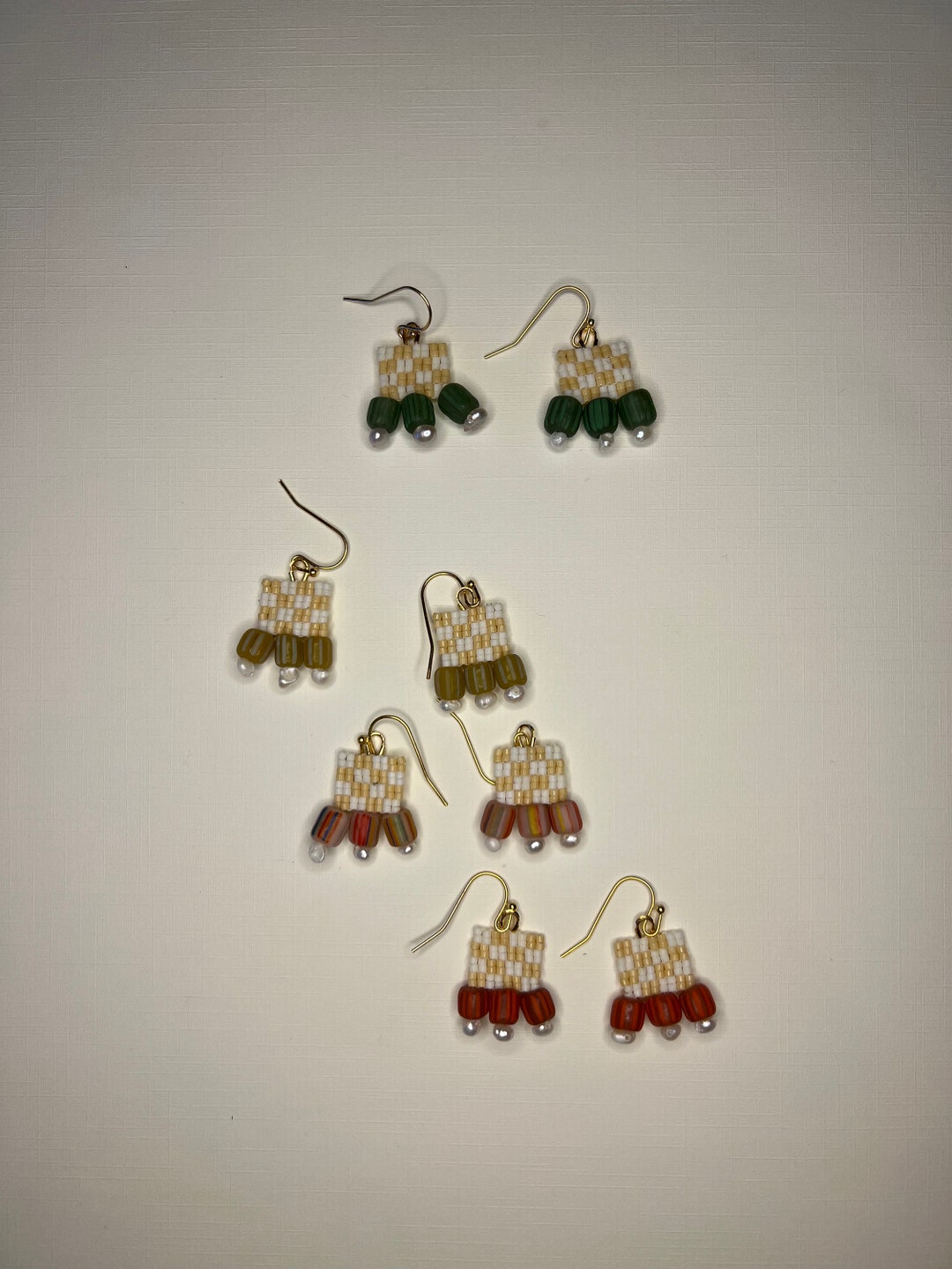 Java Beads and Pearls With Subtle Checkered Pattern - Etsy