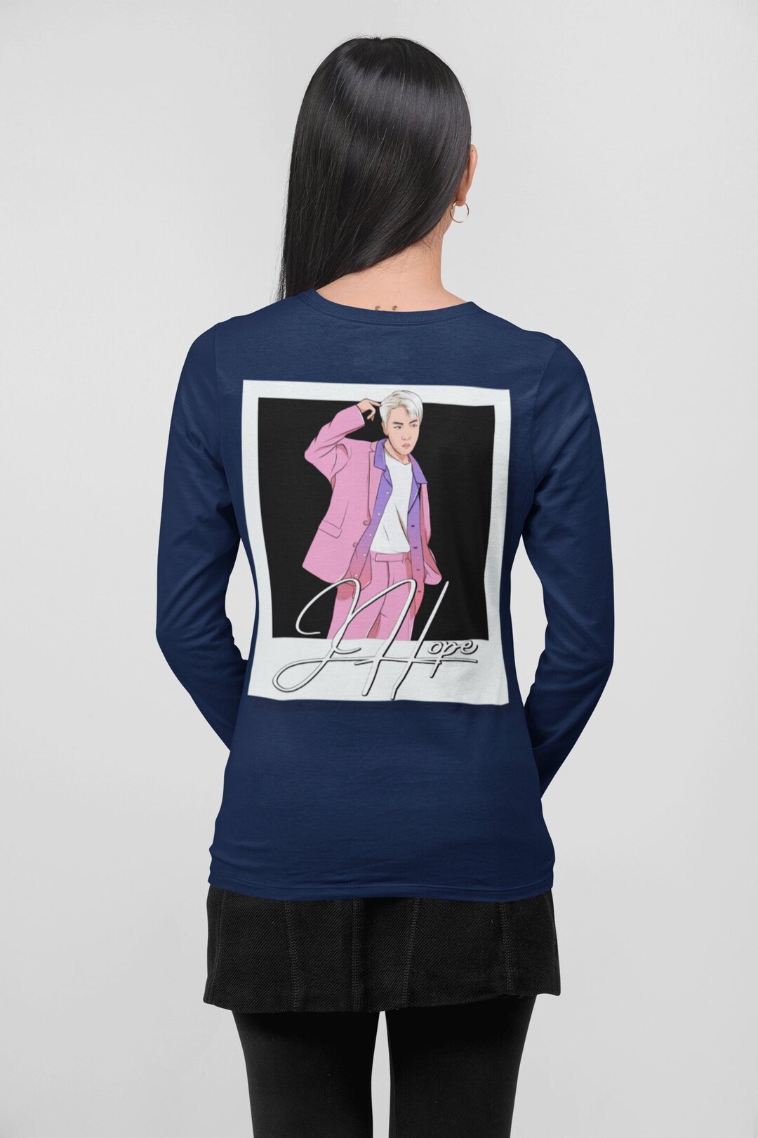 J-hope J Hope Shirt J Hope Bts Long Sleeve J-hope Long Sleeve Kpop ...