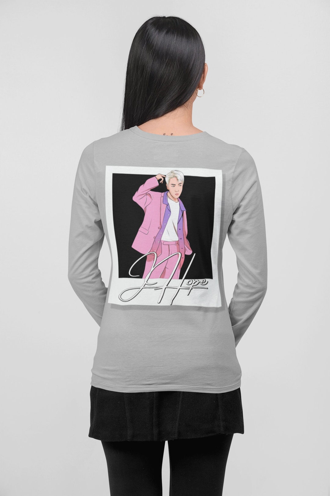 J-hope J Hope Shirt J Hope Bts Long Sleeve J-hope Long Sleeve Kpop ...