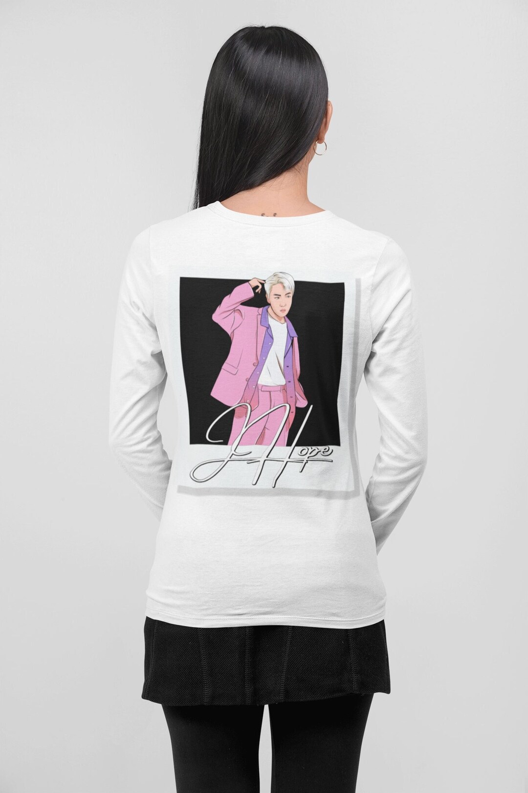 J-hope J Hope Shirt J Hope Bts Long Sleeve J-hope Long Sleeve Kpop ...