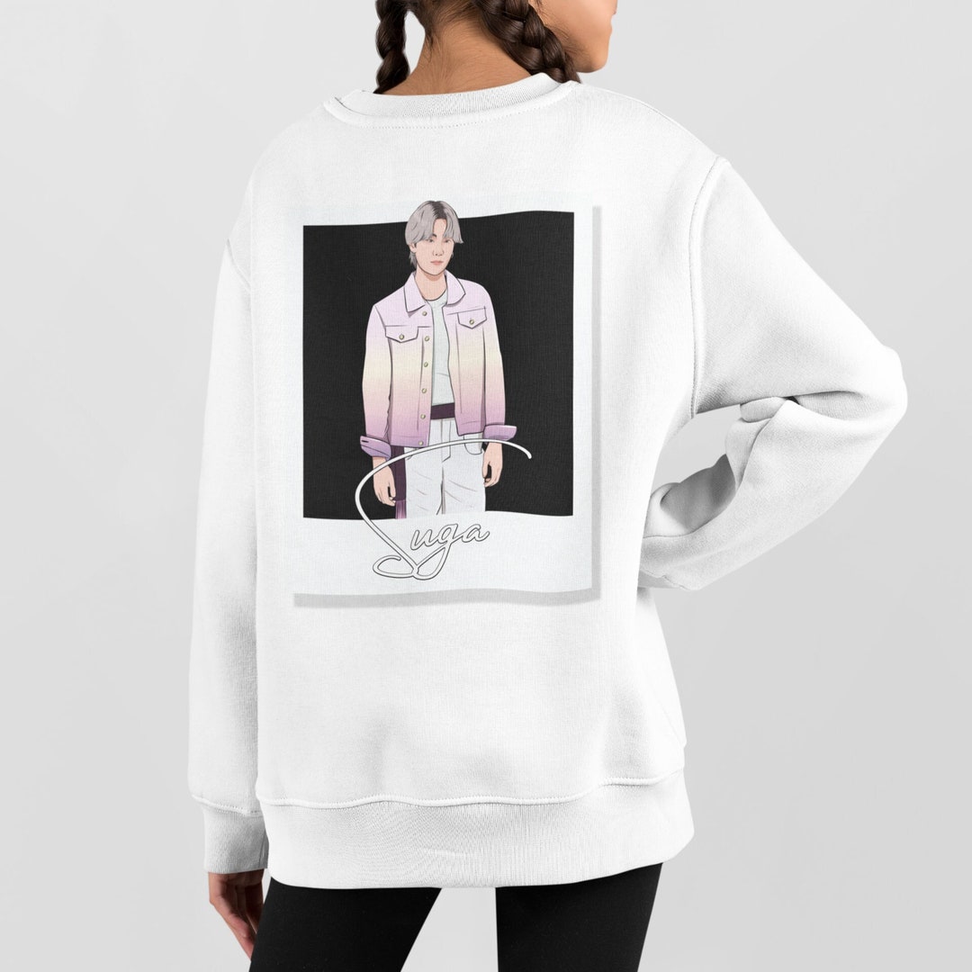 Suga Suga Sweatshirt Bts Suga Bts Sweatshirt Kpop - Etsy